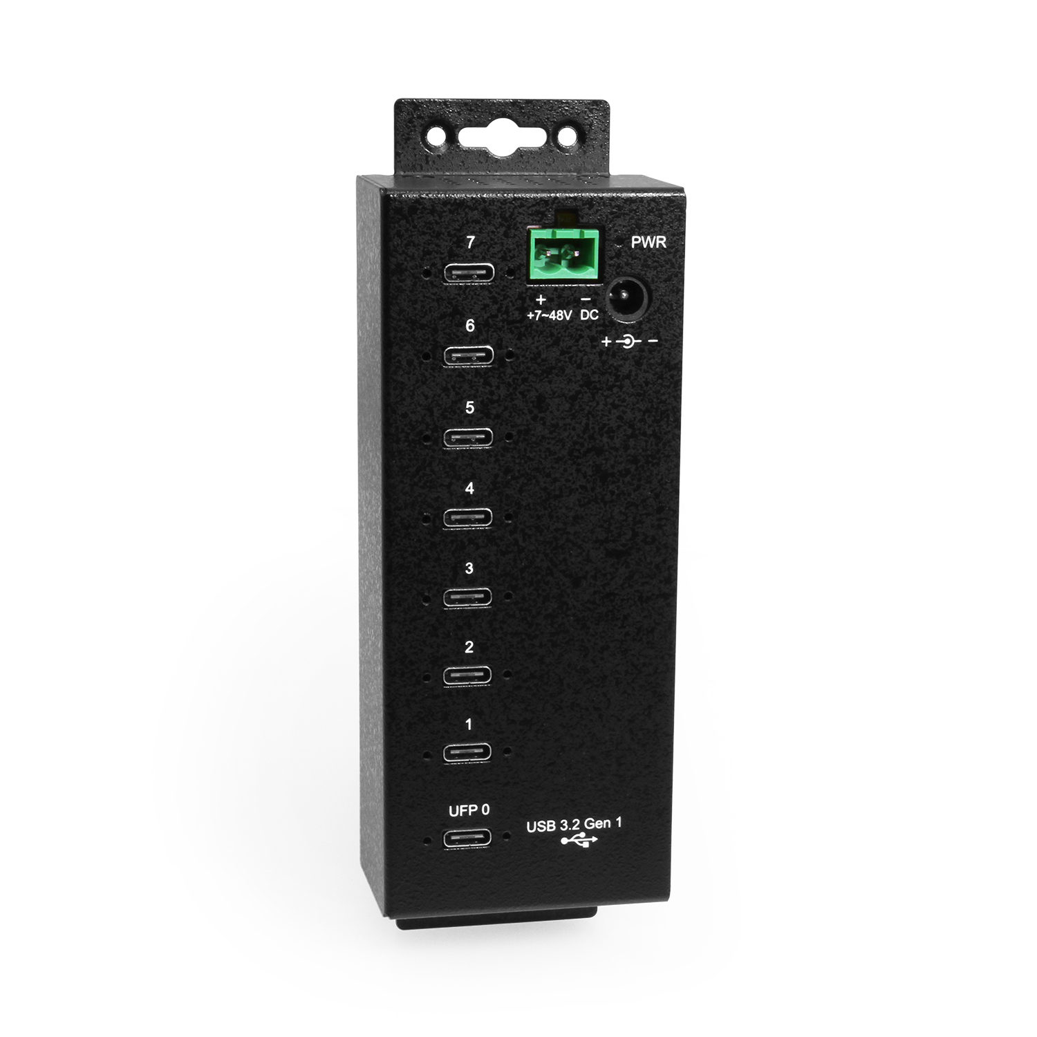 7-Port USB3.2 Gen 1 USB-C Hub, w/ all USB-C ports (UFP 7 DFPs), Metal ...