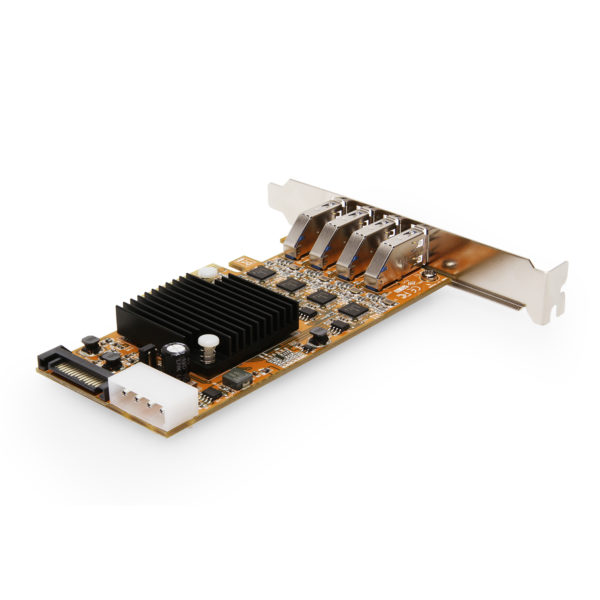 4 Channel USB 3.2 Gen 1 PCIe(x4) Card - Coolgear