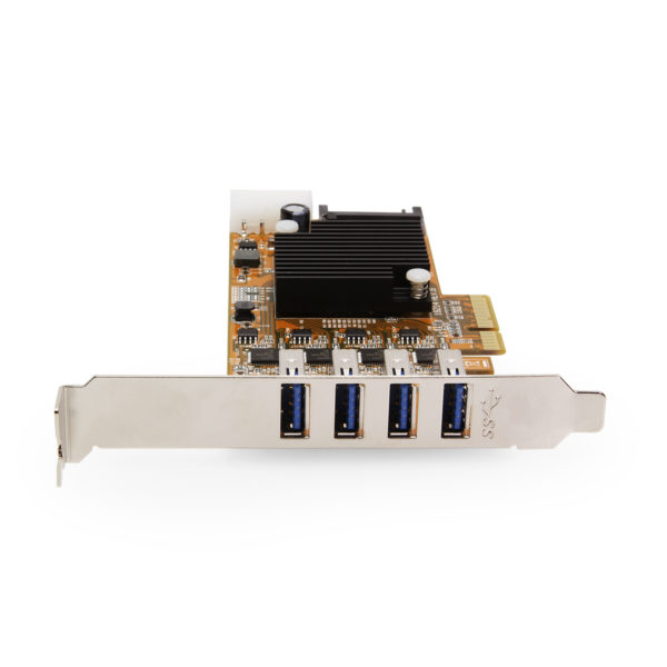 4 Channel USB 3.2 Gen 1 PCIe(x4) Card - Coolgear