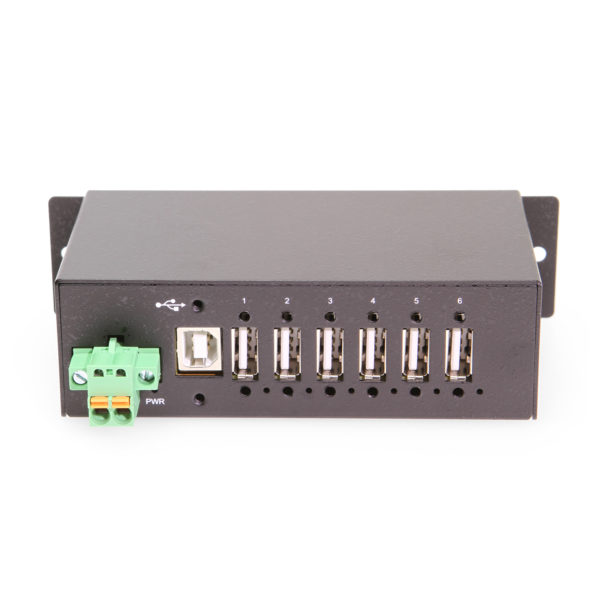 6 Port Managed USB 2.0 Hub w/ 15KV ESD Surge Protection - Coolgear