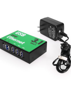 3 Port USB 3.2 Gen 1 Over IP Network Device Sharing Hub w/ Port Status ...