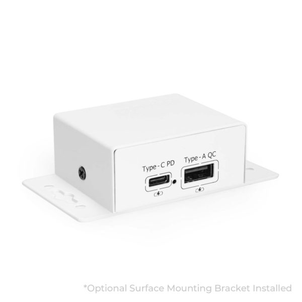 ChargeIT! Mini Desktop 75W Dual Port USB-A & USB-C PD Charger w/ PPS ...