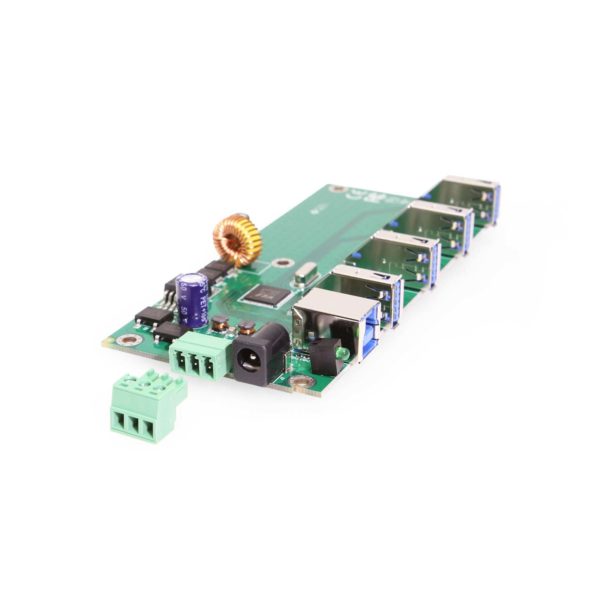 4 Port USB 3.2 Gen 1 Hub PCBA w/ ESD Surge Protection - Coolgear