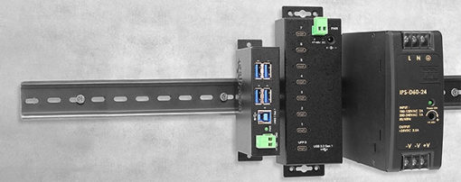 DIN-Rail Series USB Hubs | DRS-UH - Coolgear