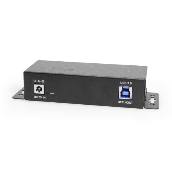 7 Port USB 3.2 Gen 1 Mini Powered Hub w/ ESD Protection & Power Supply