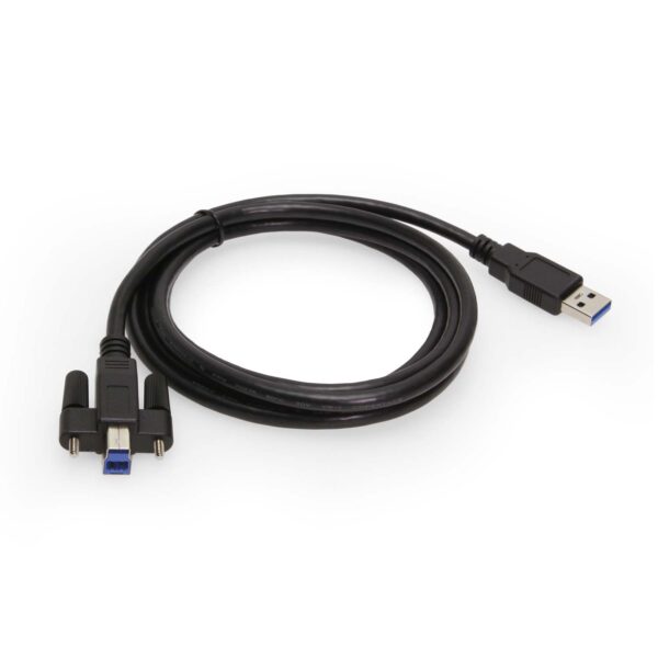 5ft. USB 3.2 Gen 1 SuperSpeed Standard Type-A to Screw-Lock Type-B ...