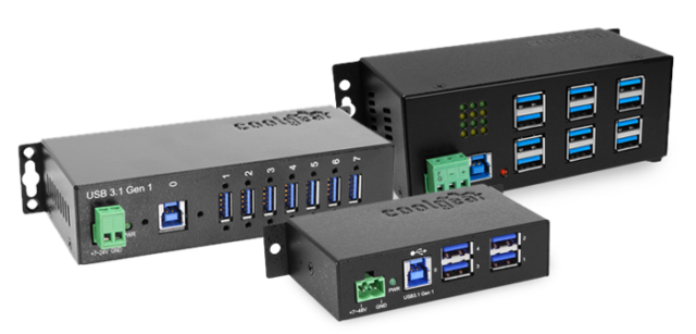 DIN-Rail Series USB Hubs - Coolgear