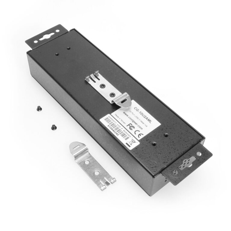 10 Port USB 2.0 Hub w/ ESD Surge Protection Screw Locking Ports - Coolgear