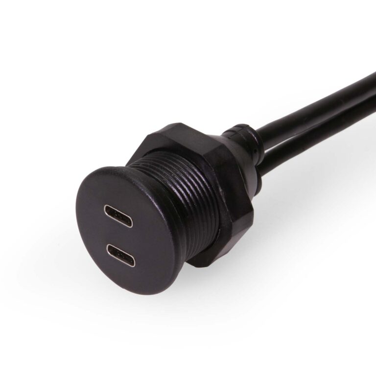 3ft. USB Panel Mount Extension 2 x Type C 3.2 Gen 1 Male to Female ...