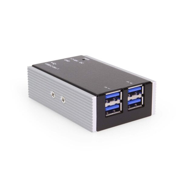 4 Port Mini USB 3.2 Gen 1 Industrial Wide Temperature Range Hub - Coolgear