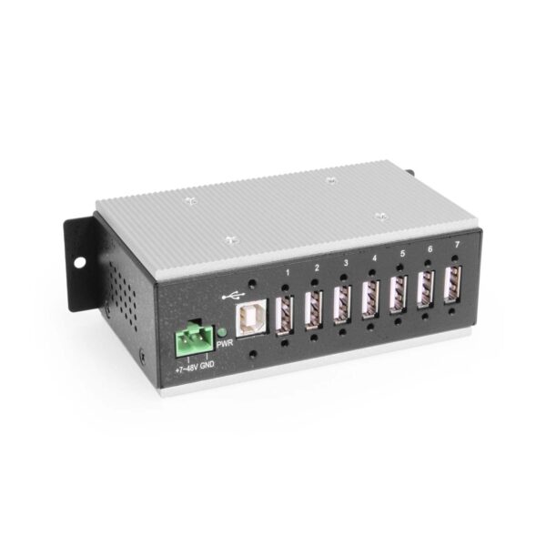 7 Port USB 2.0 Industrial Wide Temperature Range Hub - Coolgear
