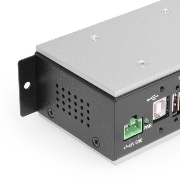 7 Port USB 2.0 Industrial Wide Temperature Range Hub - Coolgear