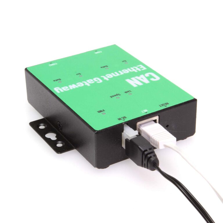 2 Port Ethernet to CAN Bus Adapter w/ 16kV ESD Surge Protection - Coolgear