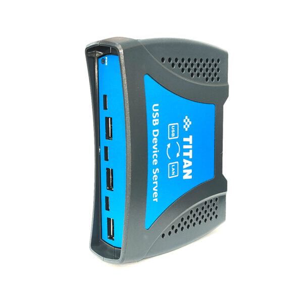 8 Port USB 2.0 Over IP Network Device Server Hub w/ Type-C & Type-A ...
