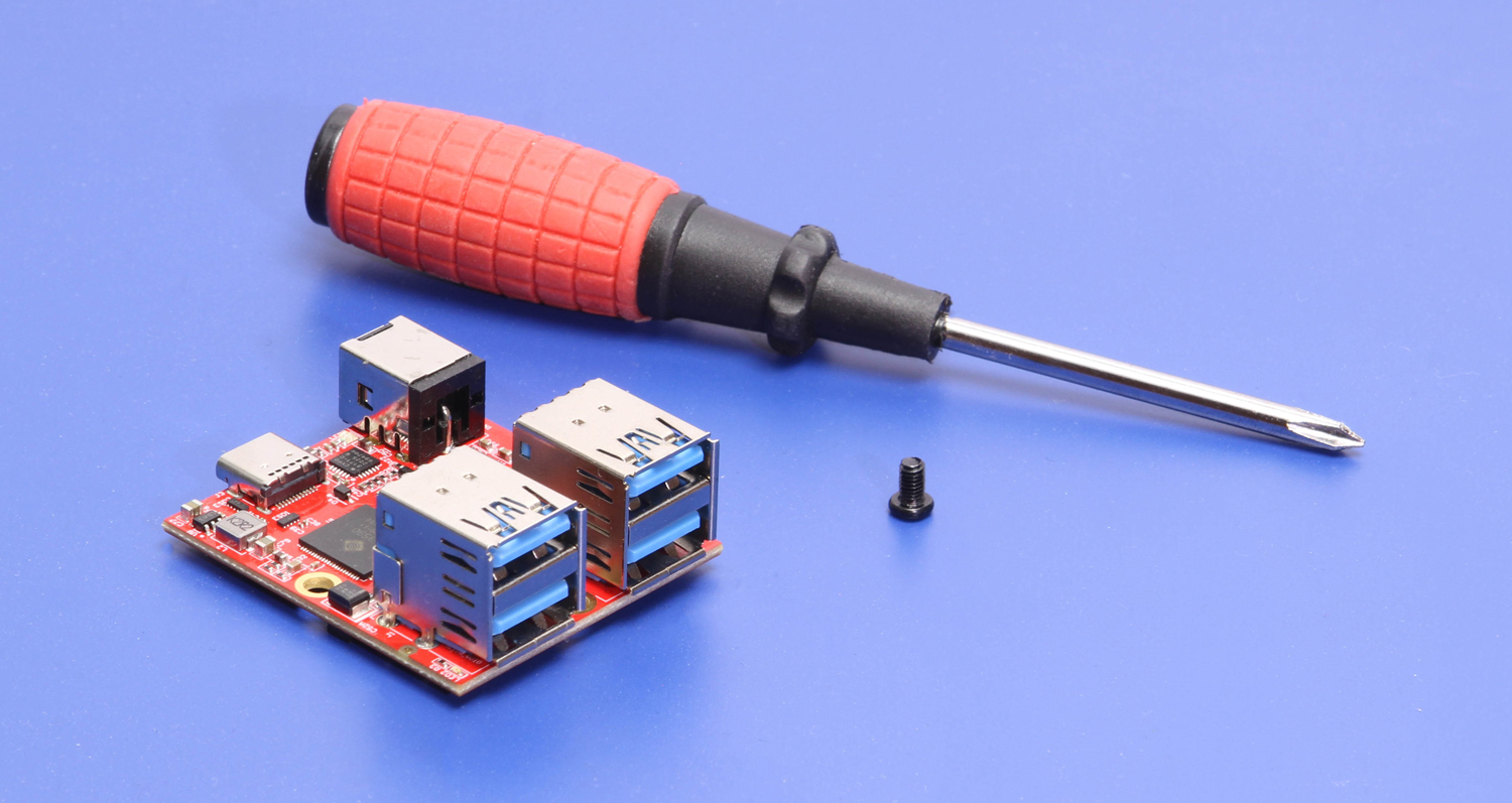 4 Port USB 3.2 Gen 2 Micro Powered Hub DIY Per Port Port Power Control PCBA w/ GL3590 Chipset ...