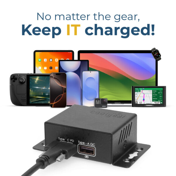 ChargeIT! mini 99W Dual Port USB-A & USB-C PD Charger w/ PPS & QC 3.0 ...