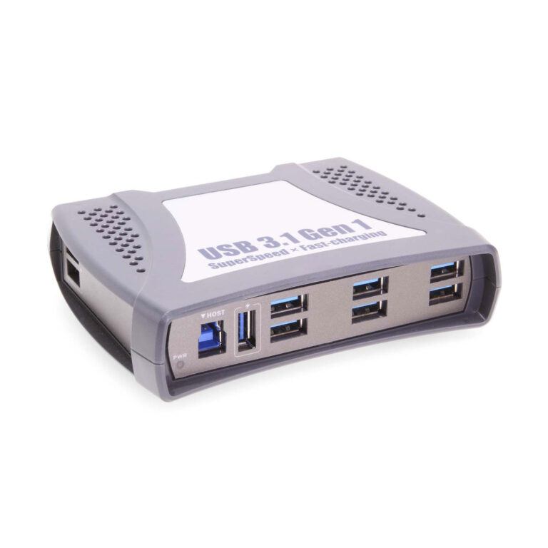 9 Port USB 3.2 Gen 1 Over Ethernet USB Device Server - Coolgear