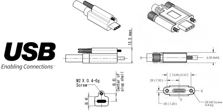 Screw-Lock USB Cables - Coolgear