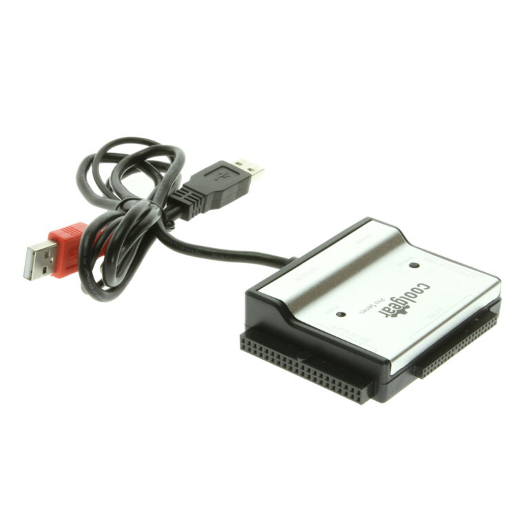 SATA and IDE Drive to USB Adapter Kit Pro Aluminum Shell - Coolgear